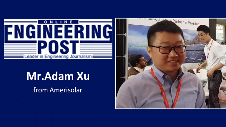 Engineering post Exclusive. Mr Adam Xu from Amerisolar talks to EP - Engineering Post - Leader ...