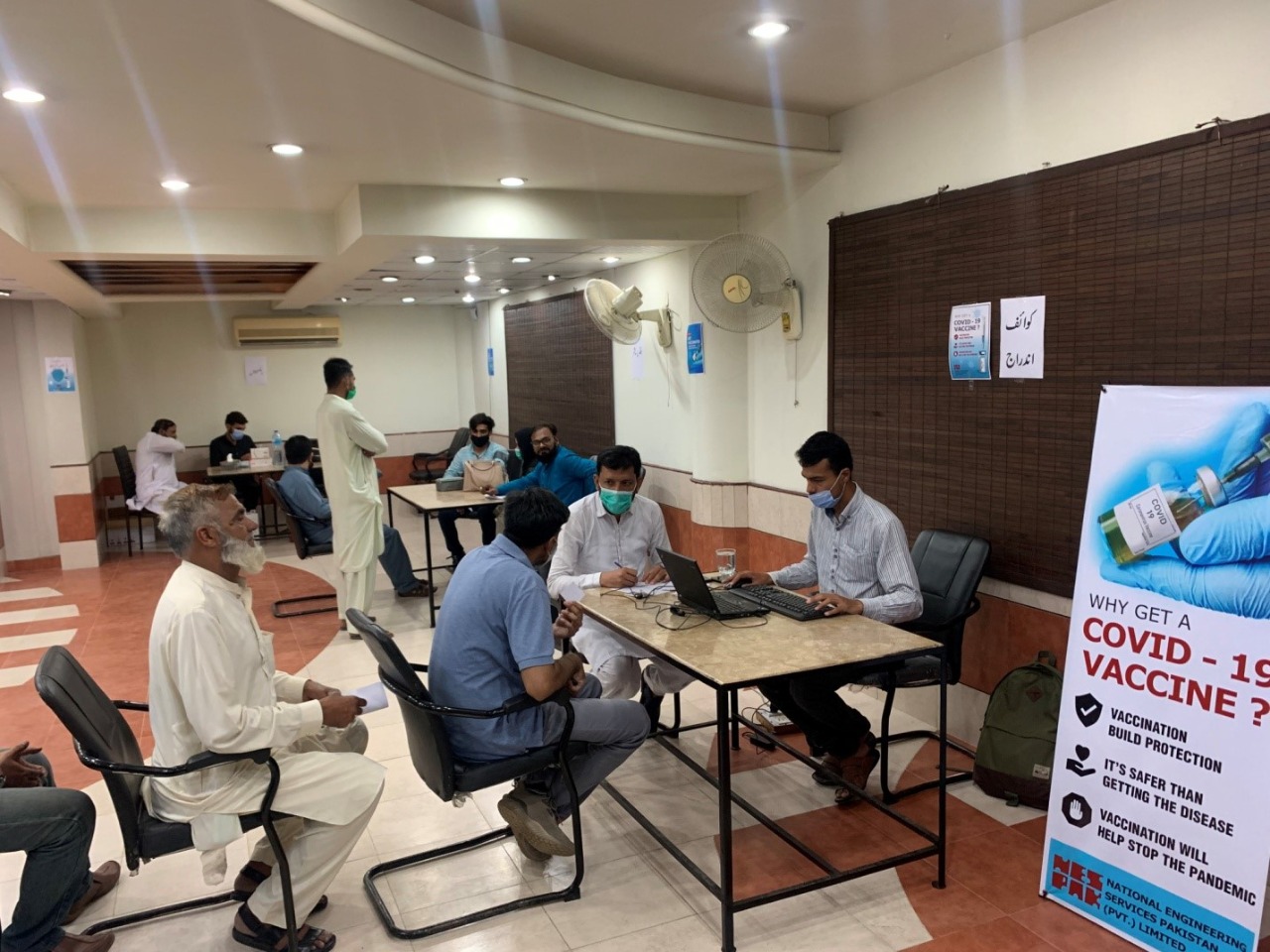 NESPAK arranged in house Vaccination Facility - Engineering Post ...